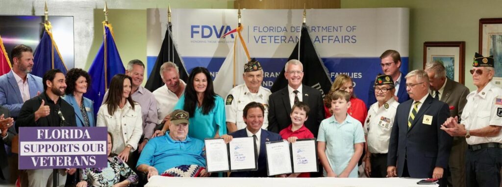 Governor DeSantis Signs Legislation to Support Florida Veterans and ...